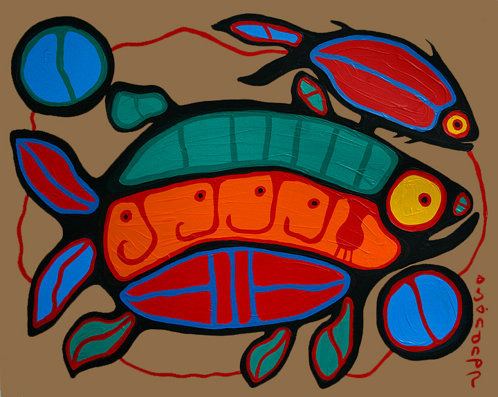 Norval Morrisseau original paintings